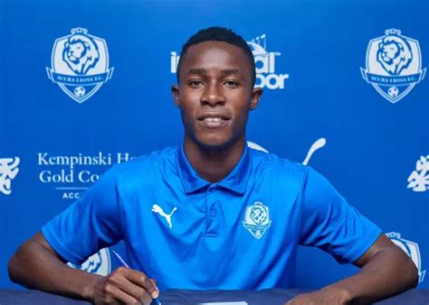 Official Accra Lions Sign Young Attacker Yahaya Mohammed