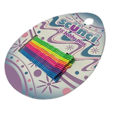 Scunci No Slip Grip Multi Colors Bobby Pins 16 Count