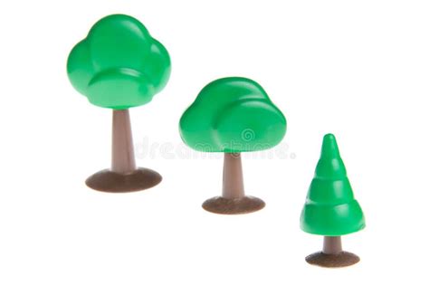 Plastic Toy Tree Stock Image Image Of Stem Three Macro 47261967