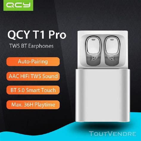 Xiaomi Qcy T1 Pro Tws Bt Couteurs Sans Fil Mini En France Clasf