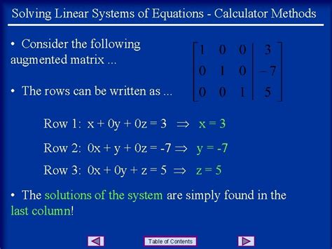 Solving Linear Systems Of Equations Calculator Methods Consider