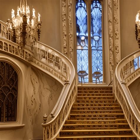 Cinderella Castle Grand Staircase Digital Graphic · Creative Fabrica