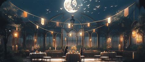 Premium Photo A Couple Sitting At A Table In A Fancy Setting