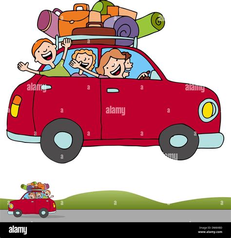 Car Driving On Road Clip Art