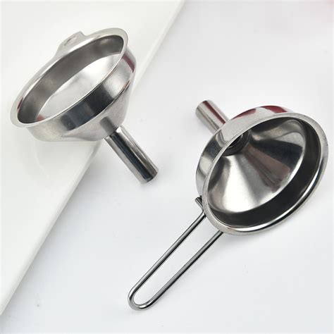 Vintage Glass Canning Funnel Stainless Steel Funnels For Kitchen Use