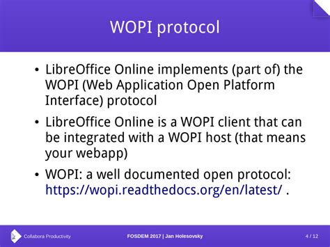 Integrating Libreoffice Online Via Wopi Speaker Deck