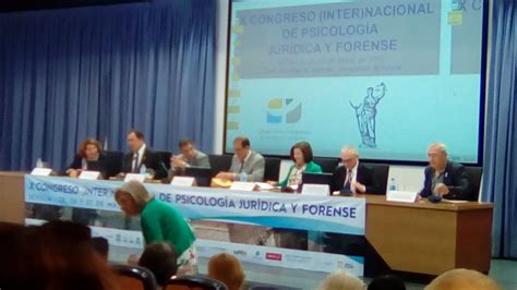 INAUGURACIÓN DEL X CONGRESO INTERNACIONAL DE PSICOLOGÍA JURÍDICA Y FORENSE