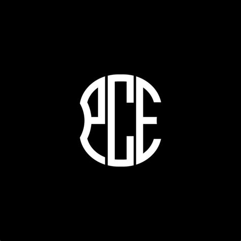 Pce Letter Logo Abstract Creative Design Pce Unique Design 9357943