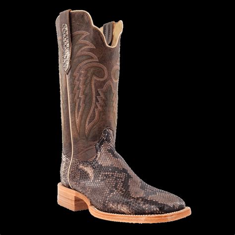 Mens Python Belly Wide Square 13 R Watson Boots