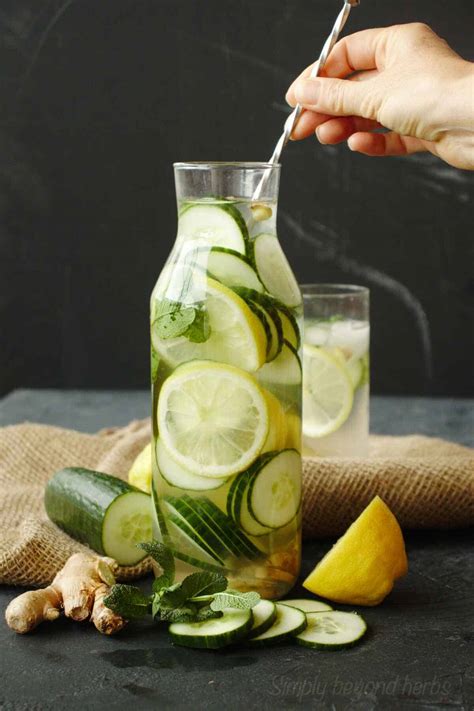 Cucumber Lemon Ginger Water The Ultimate Detox Elixir Simplybeyondherbs