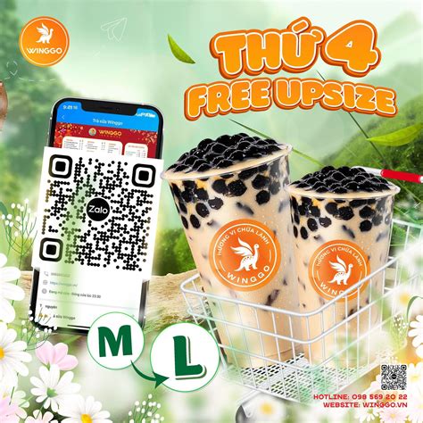 Thứ Tư Mua Size Nhỏ Nhận Trà Sữa Winggo 34 Trung Hoà Facebook