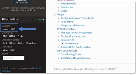Documentation Organization WebDevOps Documentation Documentation