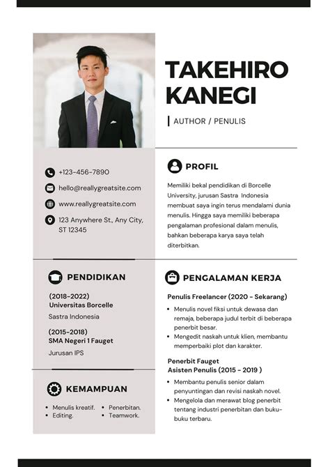 Contoh Cv Lamaran Kerja Yang Bisa Di Edit Contoh Surat Resmi