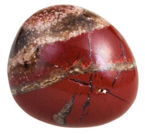 ブレシエイテッドジャスパー Brecciated Jasper tumbled Rock Identifier