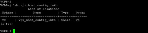 Working With Vmware Vsphere 65 Vcenter Embedded Vpostgres Database Cli Commands Techcrumble