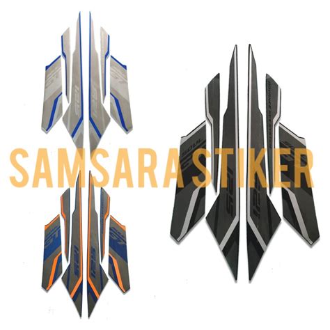 Jual Stiker Striping Lis Motor Yamaha Soul Gt 2017 Full Set Shopee