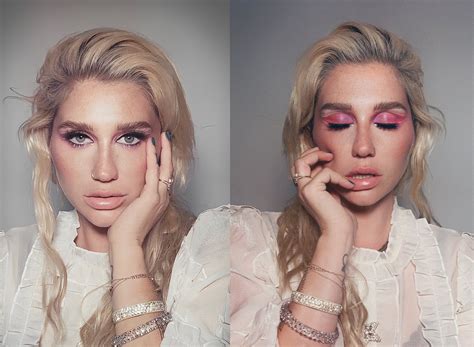 Glitter Makeup Kesha