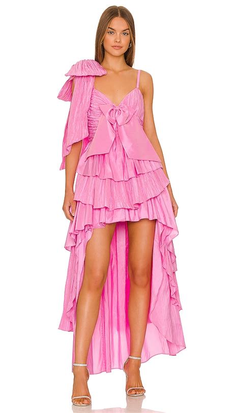 Loveshackfancy Raylene Dress In Hot Fuschia Revolve