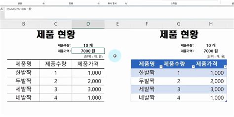 엑셀 간단한 표 만들기 보고서 표를 쉽게 초딩도 가능 네이버 블로그