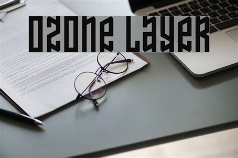 Ozone Layer Font