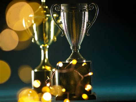 Premium Photo Close Up Of Trophy On Table