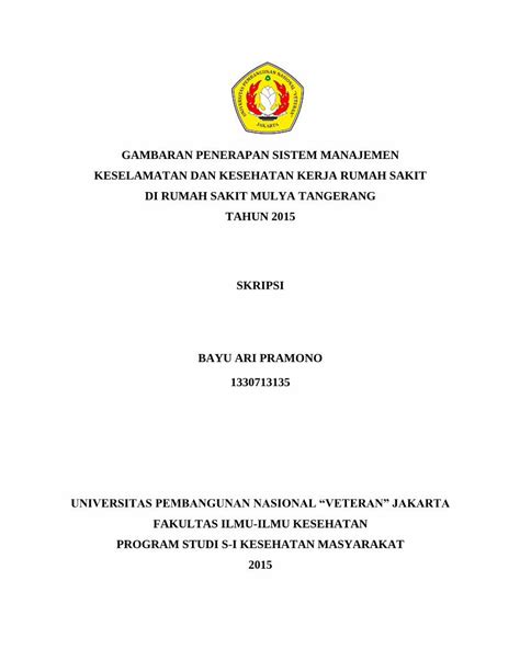 PDF GAMBARAN PENERAPAN SISTEM MANAJEMEN KESELAMATAN DOKUMEN TIPS