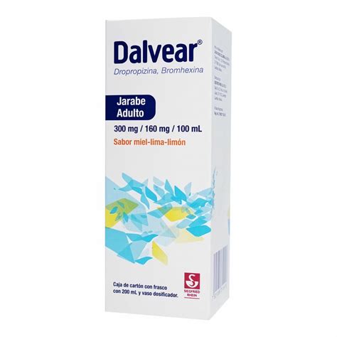 Dalvear Jarabe con Sabor a Miel Lima y Limón 300 mg 160 mg Precio