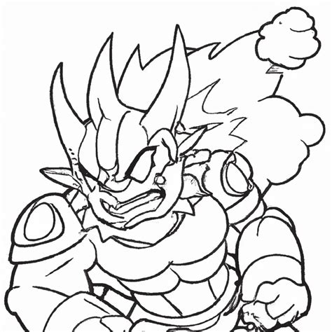 10 Desenhos De Dodoria De Dragon Ball Z Para Imprimir E Colorir