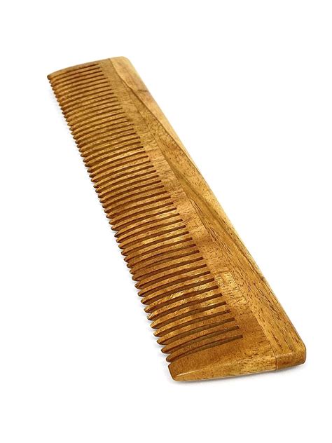 Buy Neem Wooden Hair Comb Wide Toothed Hand Crafted Eco Friendly Neem