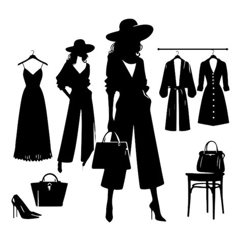 Minimalist Fashion Silhouette Chic And Timeless Style Black Colour