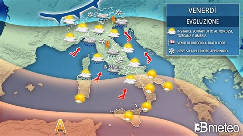 Meteo NUOVA PERTURBAZIONE Con ROVESCI E Locali TEMPORALI Entro STASERA