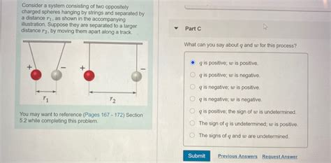 solved consider a system consisting of two oppositely