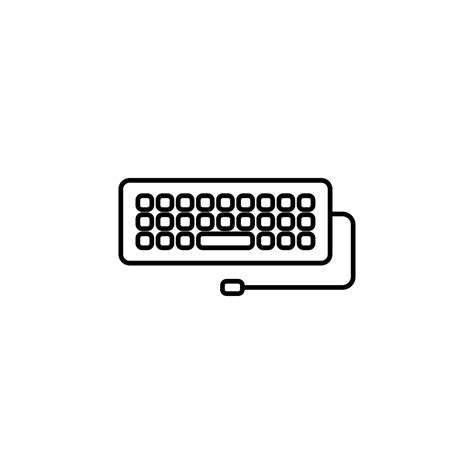 Keyboard Vector Icon Illustration 23200490 Vector Art At Vecteezy