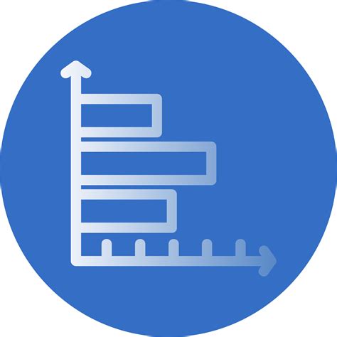 Horizontal Bar Chart Vector Icon Design 20138952 Vector Art At Vecteezy