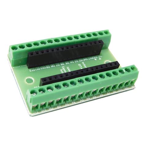 Jual Arduino NANO 3 0 IO Shield Controller Terminal Adapter Shopee Indonesia
