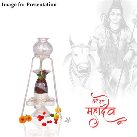Buy Vedic Vaani Lord Shiva Shivling Yoni Base Abhishek Pot And Snake