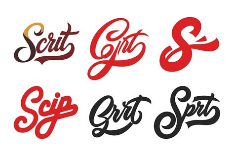 Script Logo Bold Illustration For Impactful And Memorable Brand