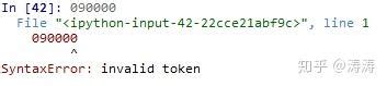 Python SyntaxError invalid token 知乎