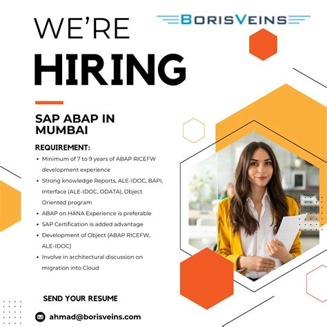 Shaikh Ahmad On Linkedin Calling Sap Abap Professionals For A Role In Mumbai Bkc Having 7 9