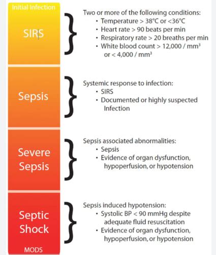 Unit 2 Protection And Regulation Sepsis Shock Stages And Invasive Lines