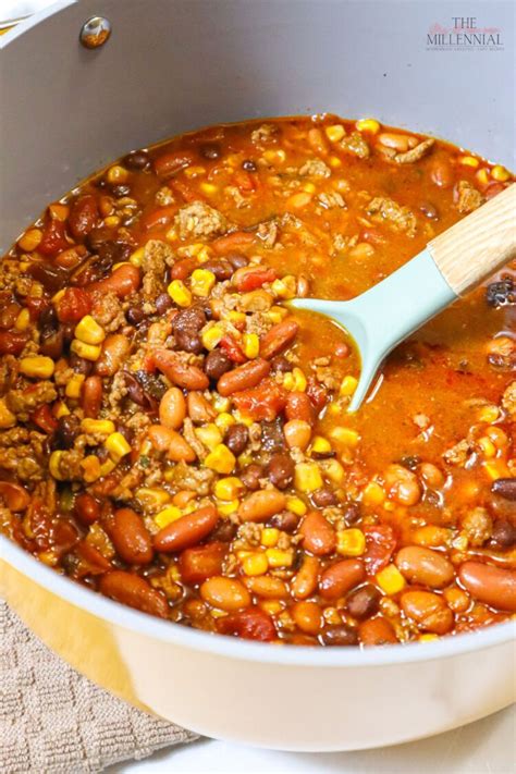 Taco Soup Recipe Easy And Delicious The Millennial Stay At Home Mom