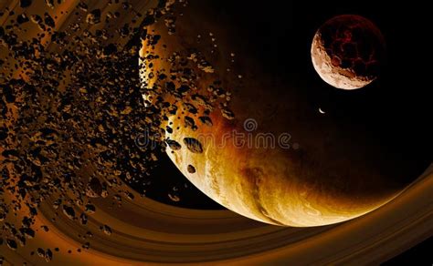 Gas Giant Planet In Deep Space Stock Image Image Of Sphere Science