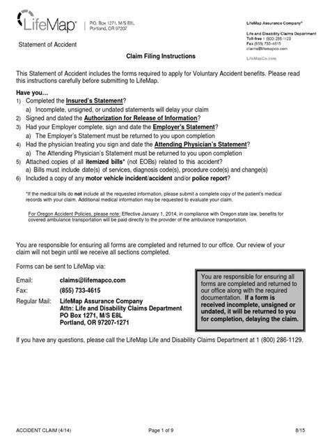 Filing An Accident Insurance Claim A Comprehensive Guide To Completing