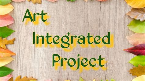 How To Make Art Integrated Project At Herman Genovese Blog