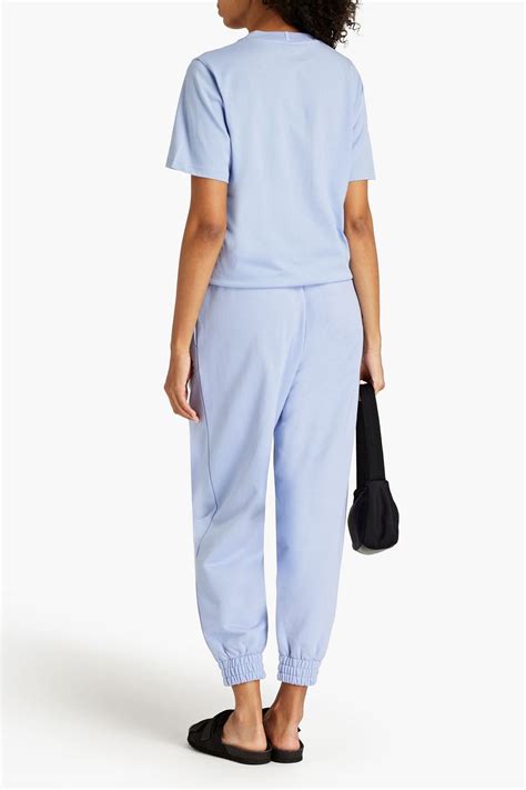 MCQ ALEXANDER MCQUEEN Logo appliquéd cotton jersey T shirt THE OUTNET
