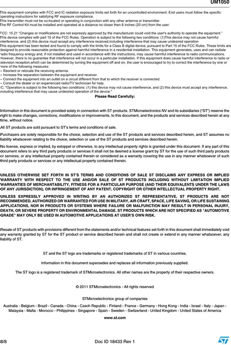 STMicroelectronics STM32WLCDL RF Control Kit User Manual
