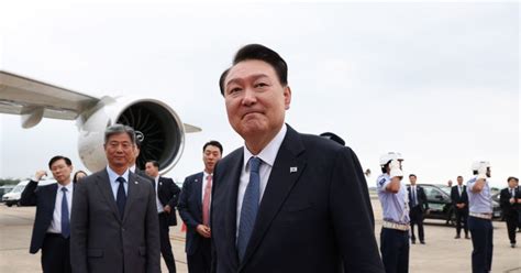남미 순방 일정 마친 윤석열 대통령