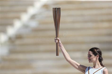 Olympic Flame Handover Ceremony For The Tokyo 2020 Summer Olympic Games