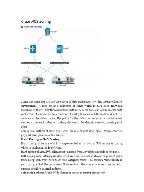 Cisco Mds Zoning Steps Pdf Port Computer Networking Computer
