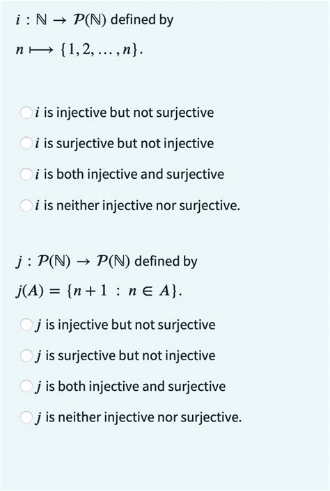 Answered I N → Pn Defined By N→ 12n Bartleby